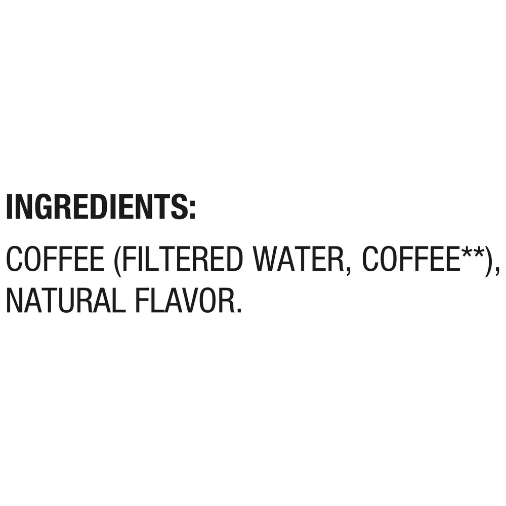 SToK Bold & Smooth Black Unsweetened Cold Brew Coffee Bottle-Ingredients