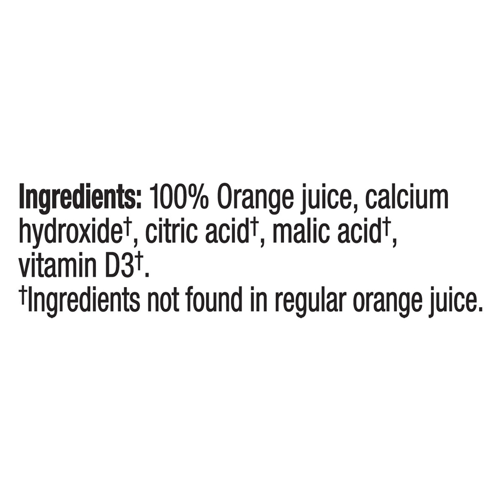 Tropicana Orange Juice Ingredients