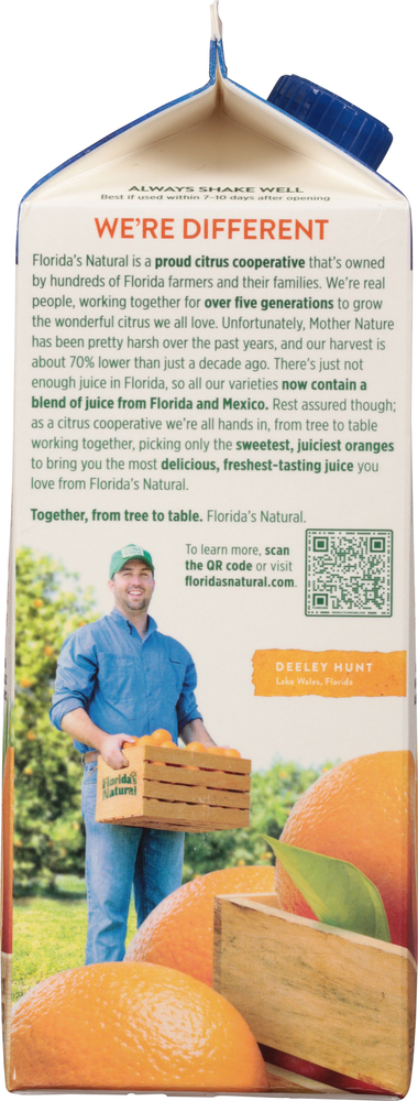 Florida's Natural Orange Juice, 100% Premium-Planogram-Left