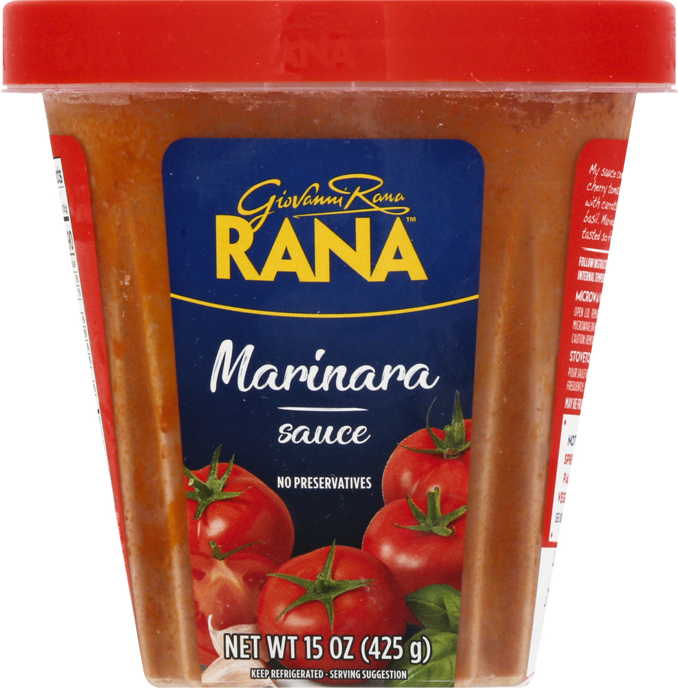 Rana Sauce, Marinara-Planogram-Back