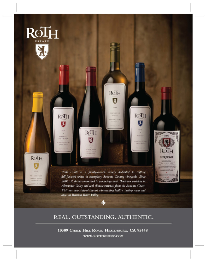 Roth Estate Cabernet Sauvignon California Red Wine-Front-Right-Elevated