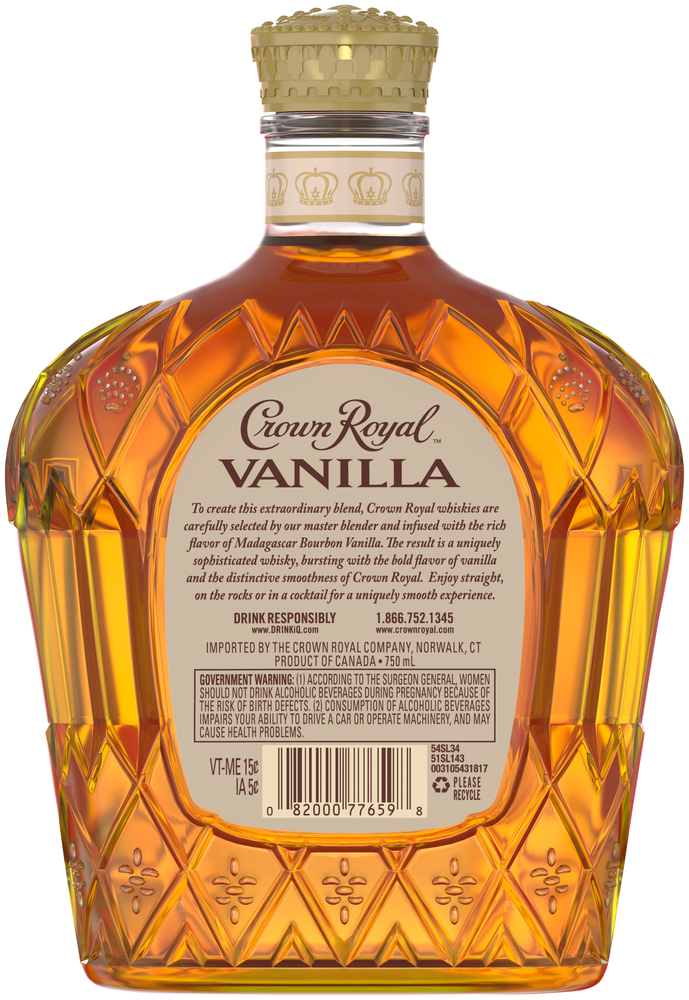 Crown Royal Vanilla Flavored Whisky-Planogram-Back