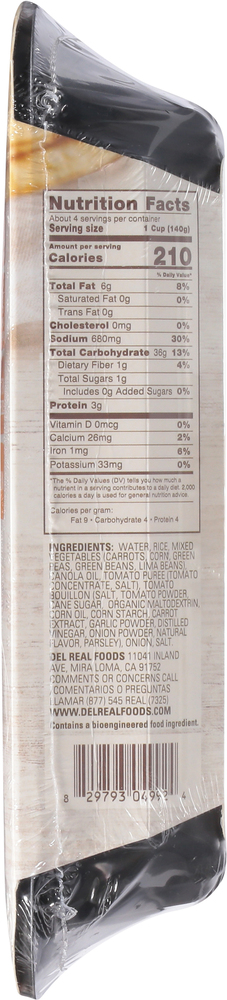 Del Real Rice with Vegetables-Planogram-Right