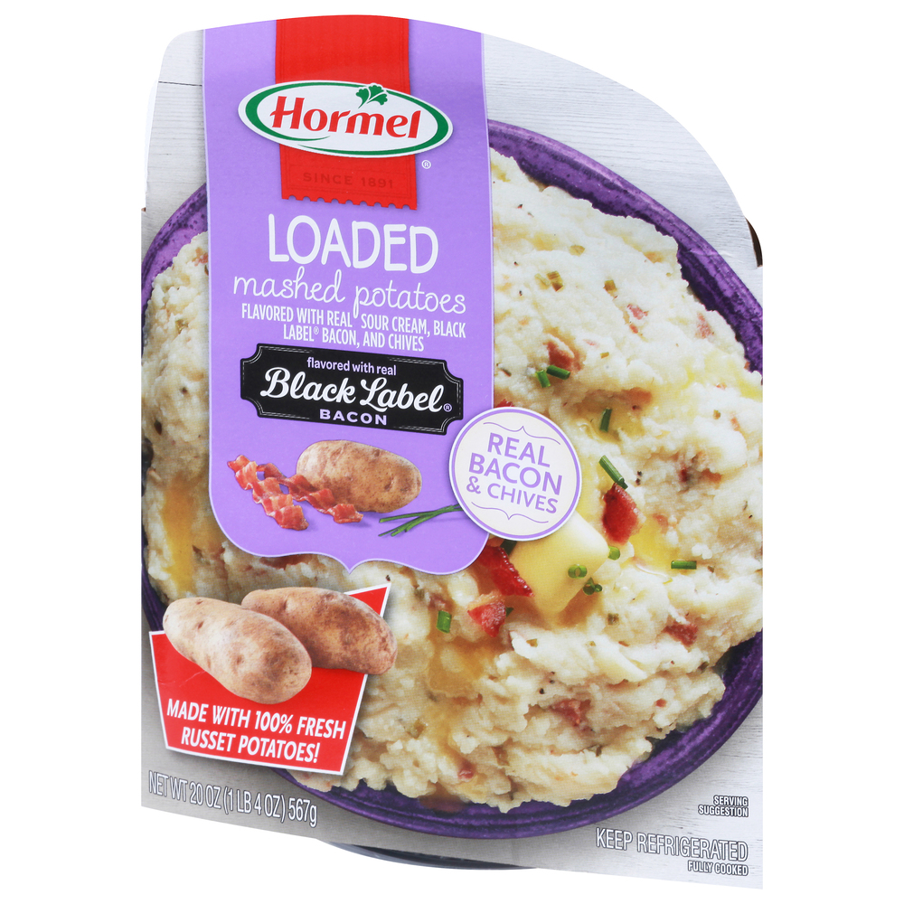 Hormel Mashed Potatoes, Loaded-Front-Right-Elevated