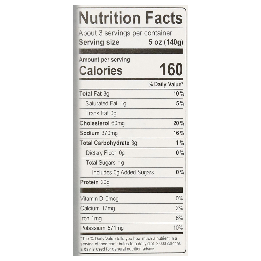 Kevin's Natural Foods Cilantro Lime Chicken, Paleo, Mild-Nutrition-Facts