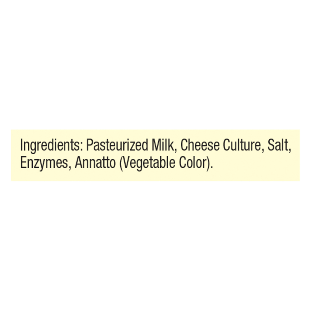 Sargento Sliced Cheese, Natural, Colby-Jack-Ingredients