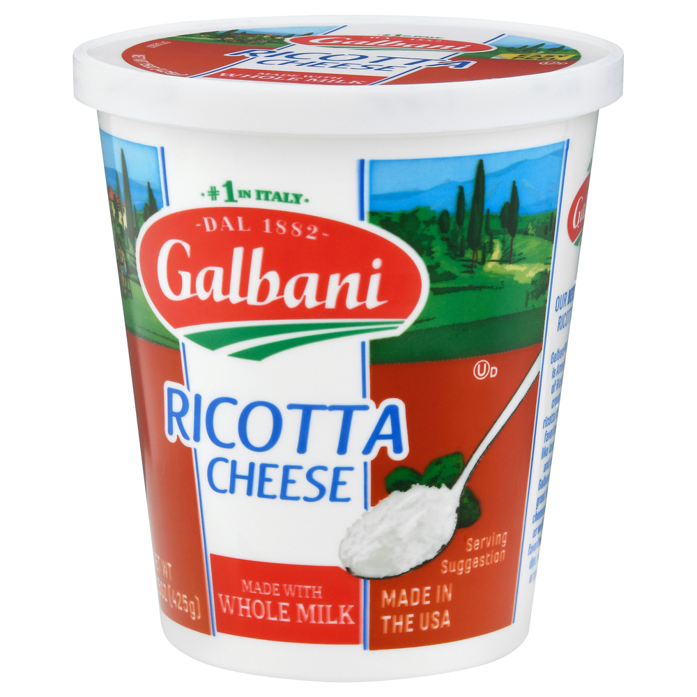 Galbani Ricotta Cheese-Front-Right-Elevated