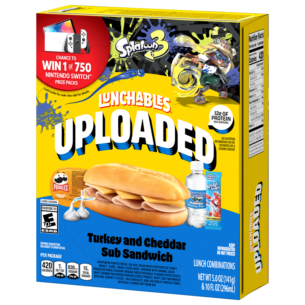 Lunchables Uploaded Lunch Combinations, Turkey and Cheddar, Sub ...