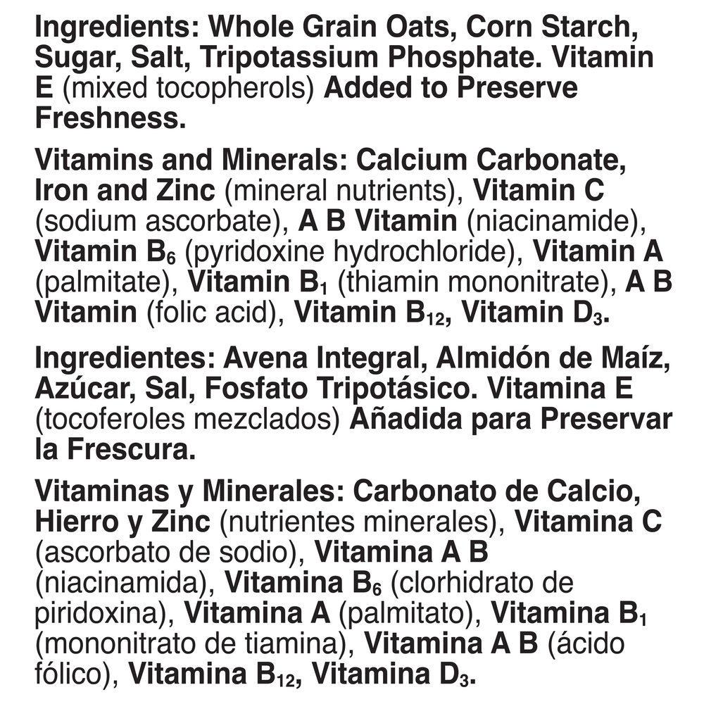 Cheerios Cereal, Gluten Free, Large Size-Ingredients