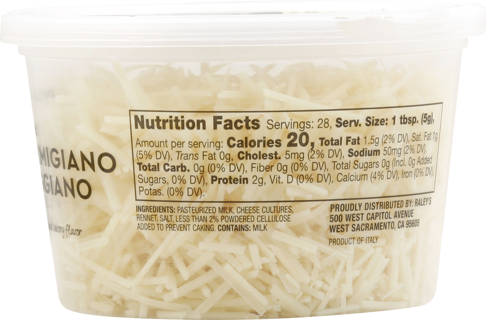 Nob Hill Trading Co. Shredded Parmigiano Reggiano Cheese-Planogram-Right