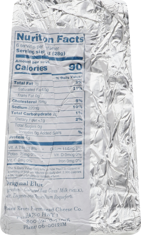 Point Reyes Farmstead Cheese Blue Cheese, Original Blue-Planogram-Right