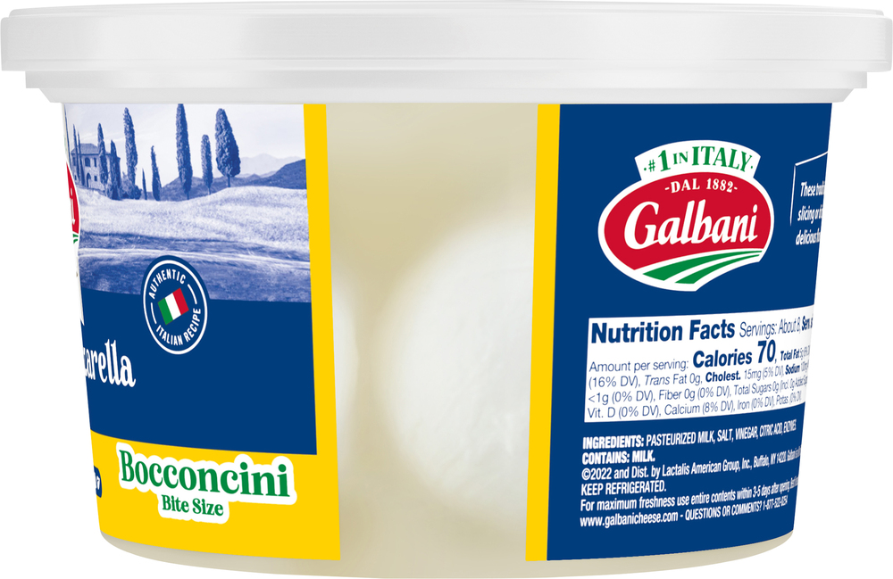 Galbani Cheese, Fresh Mozzarella, Bocconcini, Bite Size-Planogram-Right