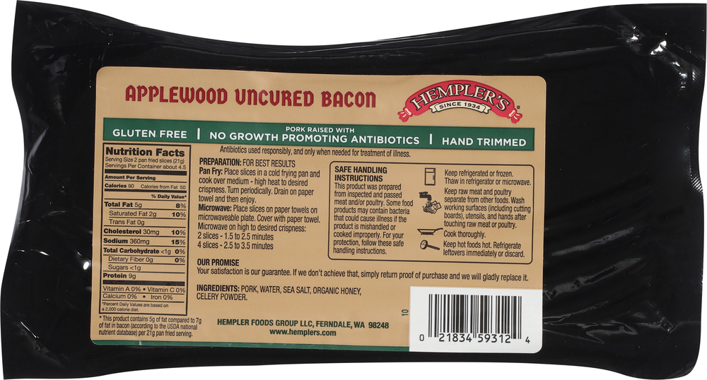 Hempler's Uncured Center Cut Applewood Bacon-Planogram-Back
