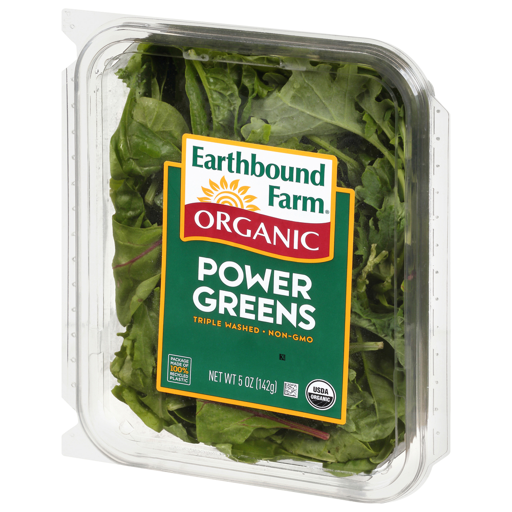 Earthbound Farm Organic Power Greens-Front-Right-Elevated