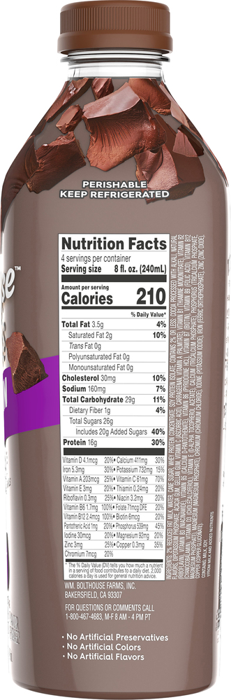 Bolthouse Farms Protein Plus Protein Shake, Chocolate-Planogram-Right