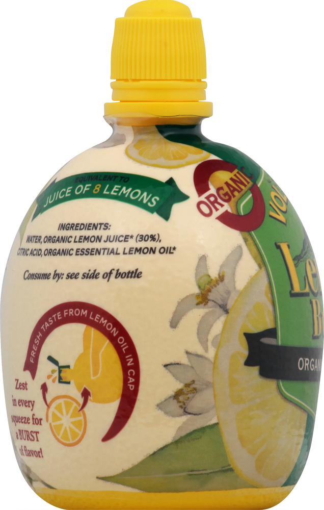 Volcano Juice, Organic, Lemon Burst-Planogram-Left