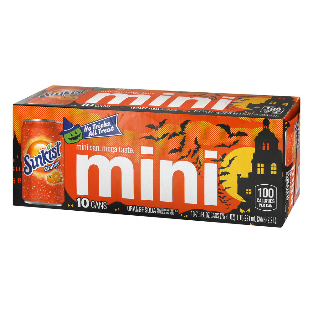 Sunkist Soda, Orange, Mini-Front-Right-Elevated