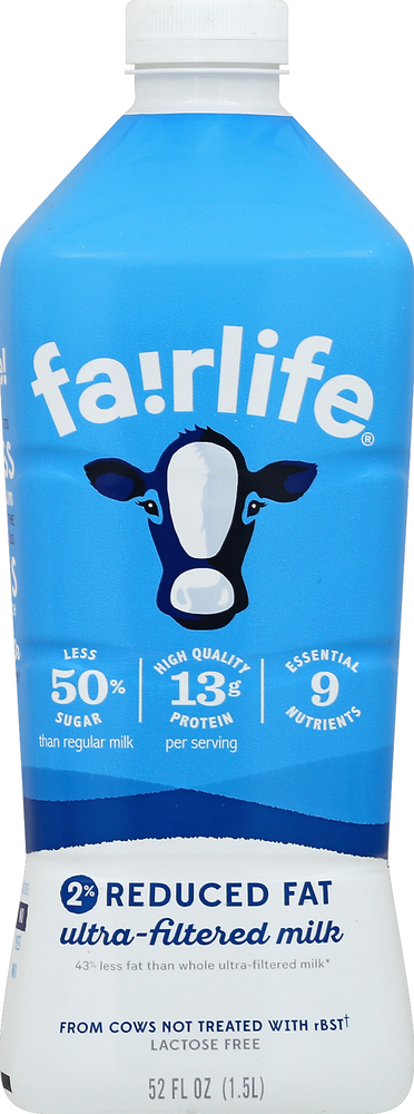 Fairlife Milk, Ultra-Filtered, 2% Reduced Fat-Ecom
