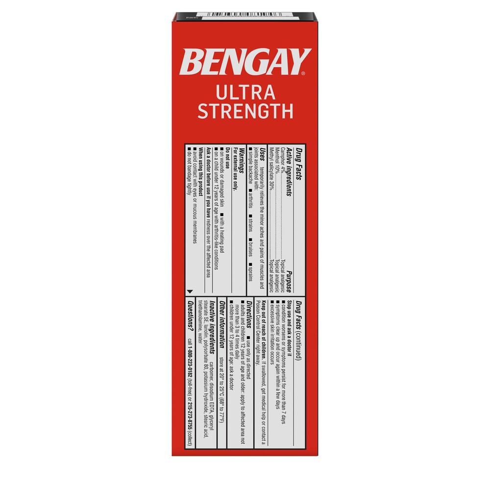 Bengay Ingredients