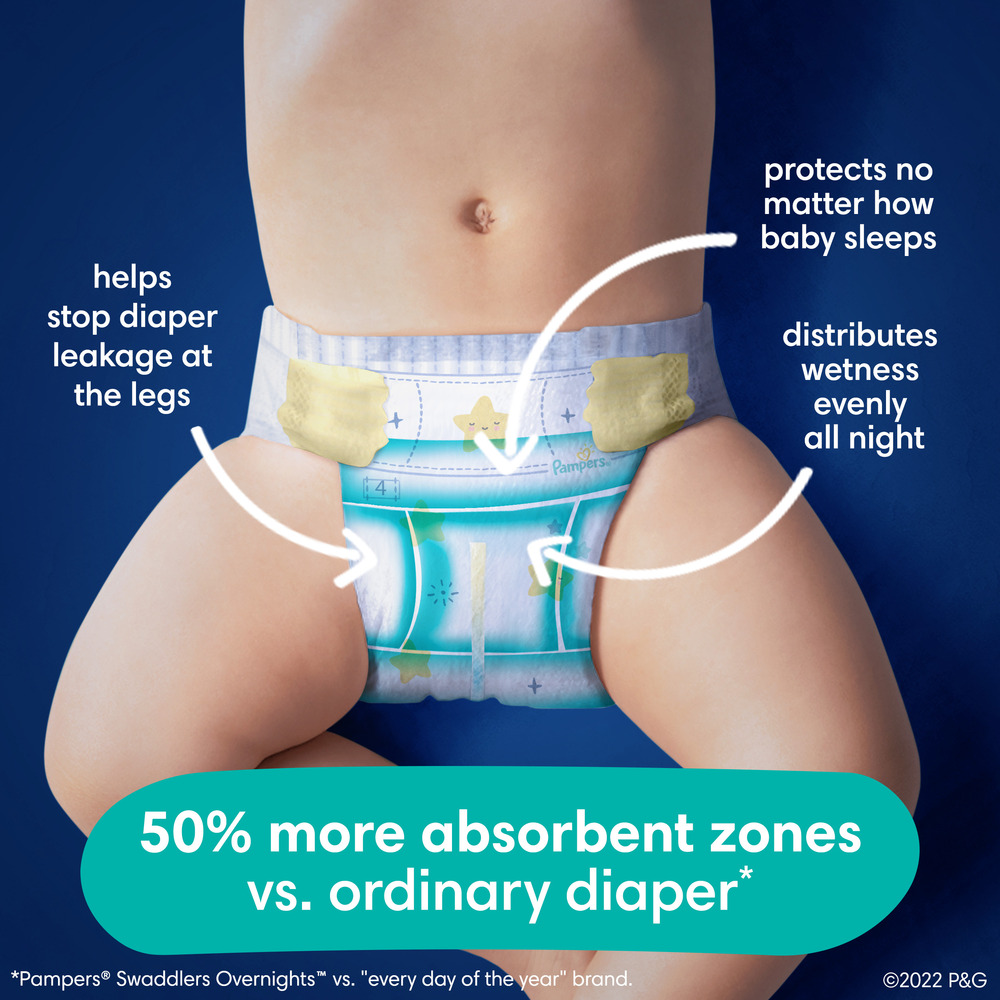 Pampers swaddlers overnight store