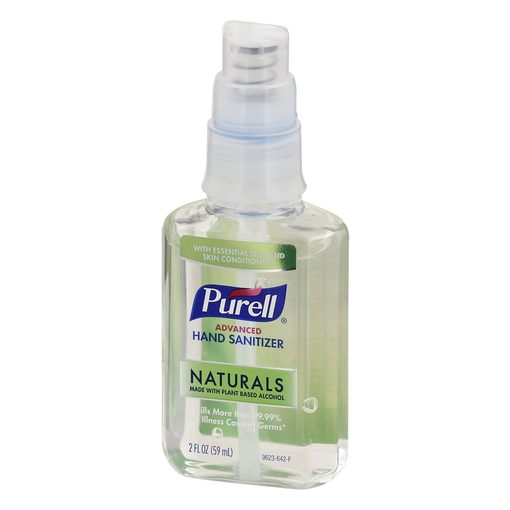 Purell Advanced Hand Sanitizer, Naturals-Front-Right-Elevated