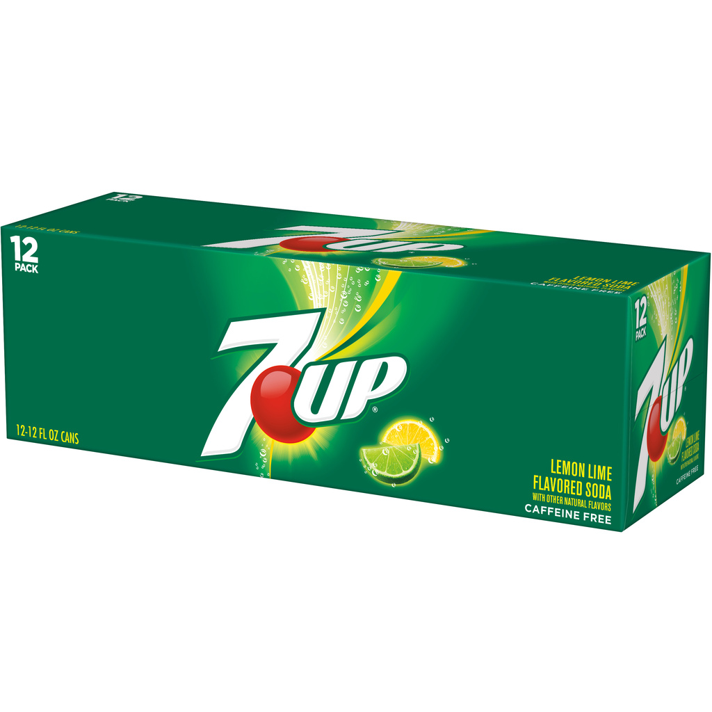 7 UP Soda, Lemon Lime Flavored, 12 Pack-Main
