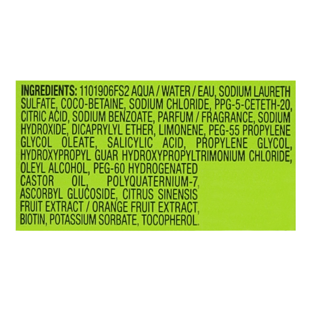 Garnier Fructis Shampoo Ingredients