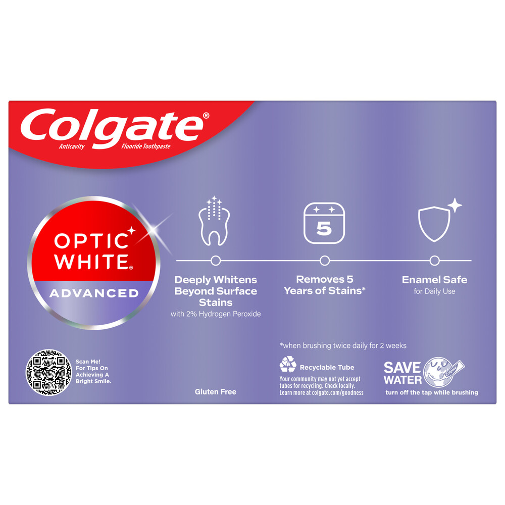 toothpaste colgate optic white