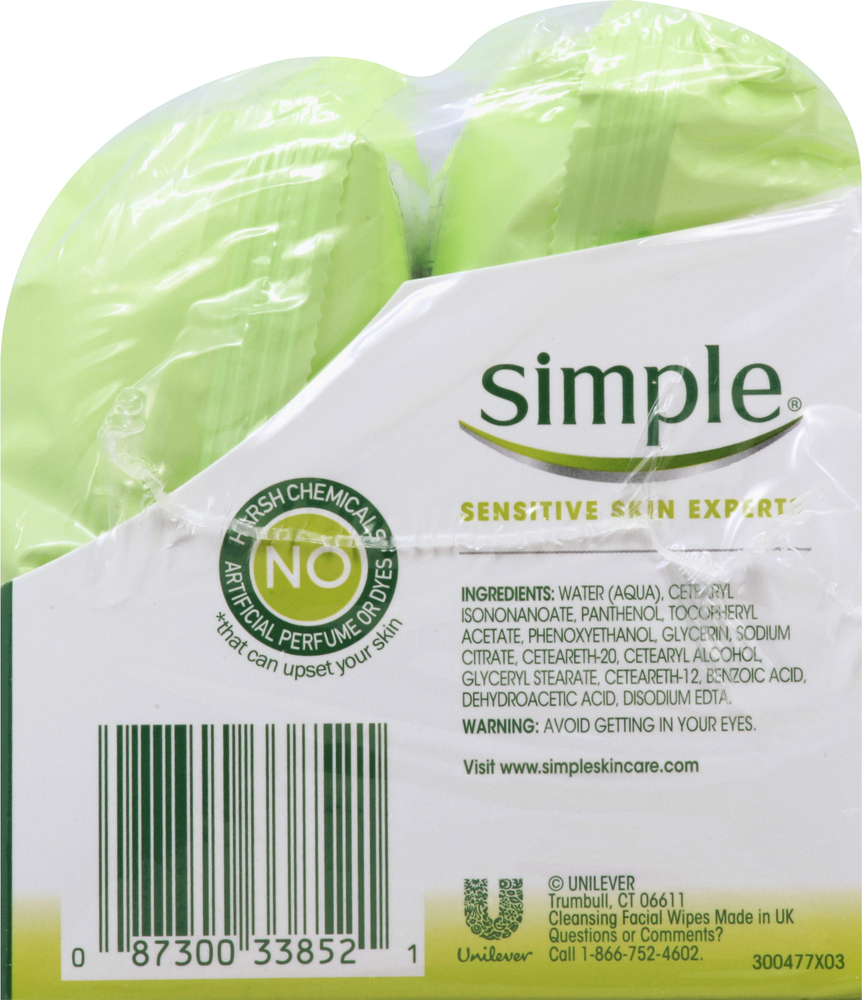 simple face wipes
