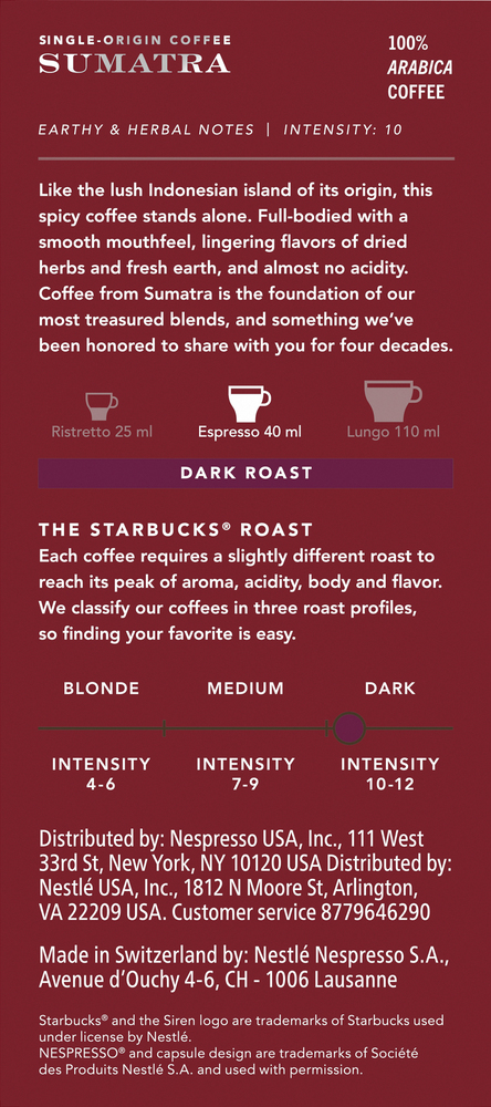 nespresso capsules acidity chart