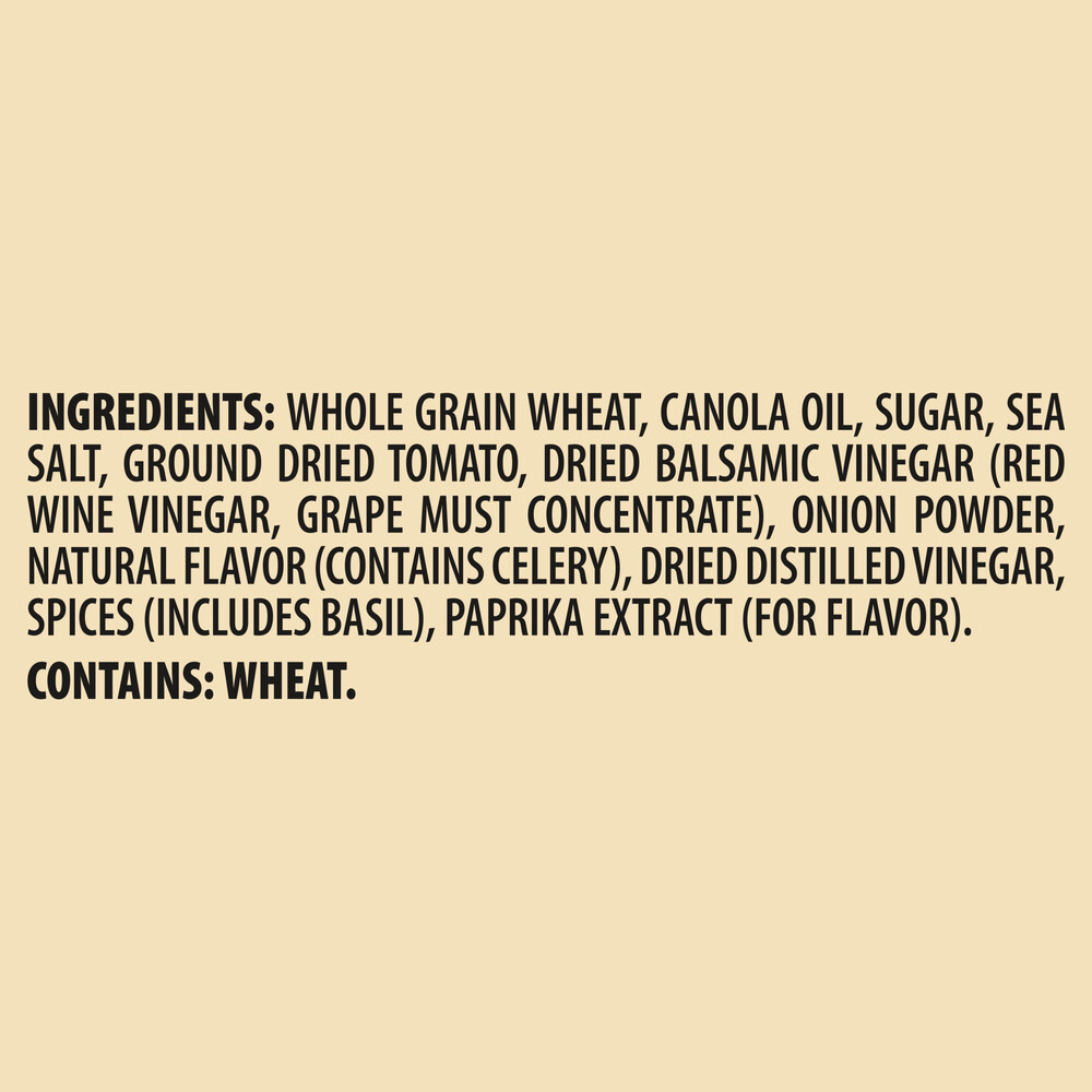 Triscuit Crackers, Balsamic Vinegar & Basil-Ingredients