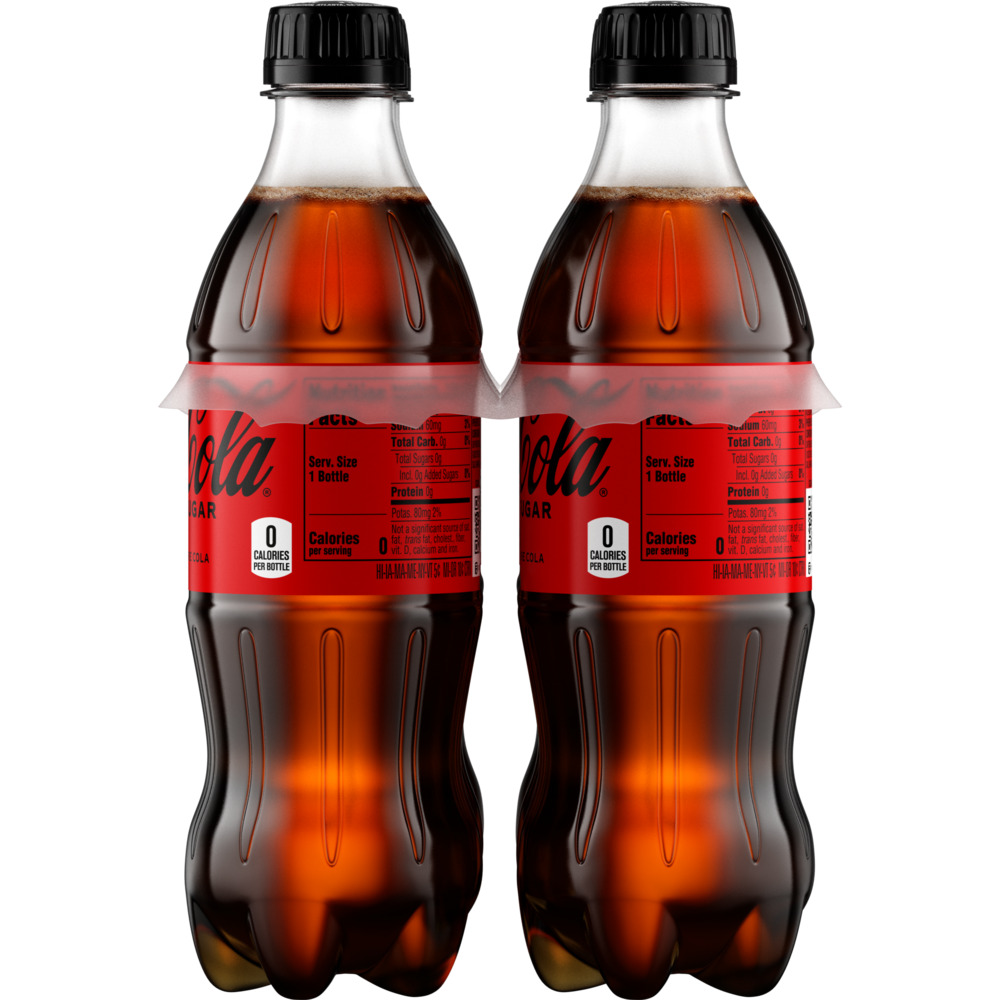 Coca-Cola Cola, Zero Calorie, Zero Sugar, 6 Pack-Planogram-Right