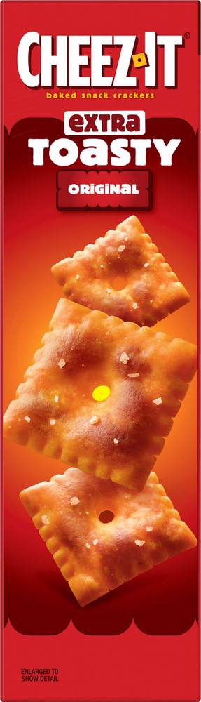 Cheez-It Baked Snack Crackers, Extra Toasty-Planogram-Left