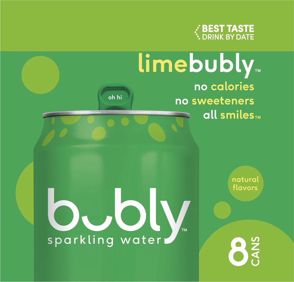 Bubly Lime Sparkling Water-Planogram-Left