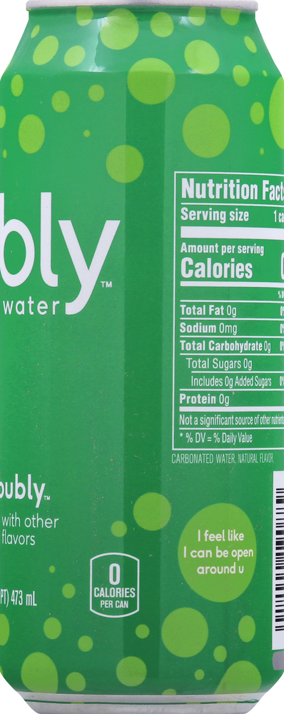bubly Sparkling Water, Lime-Planogram-Right