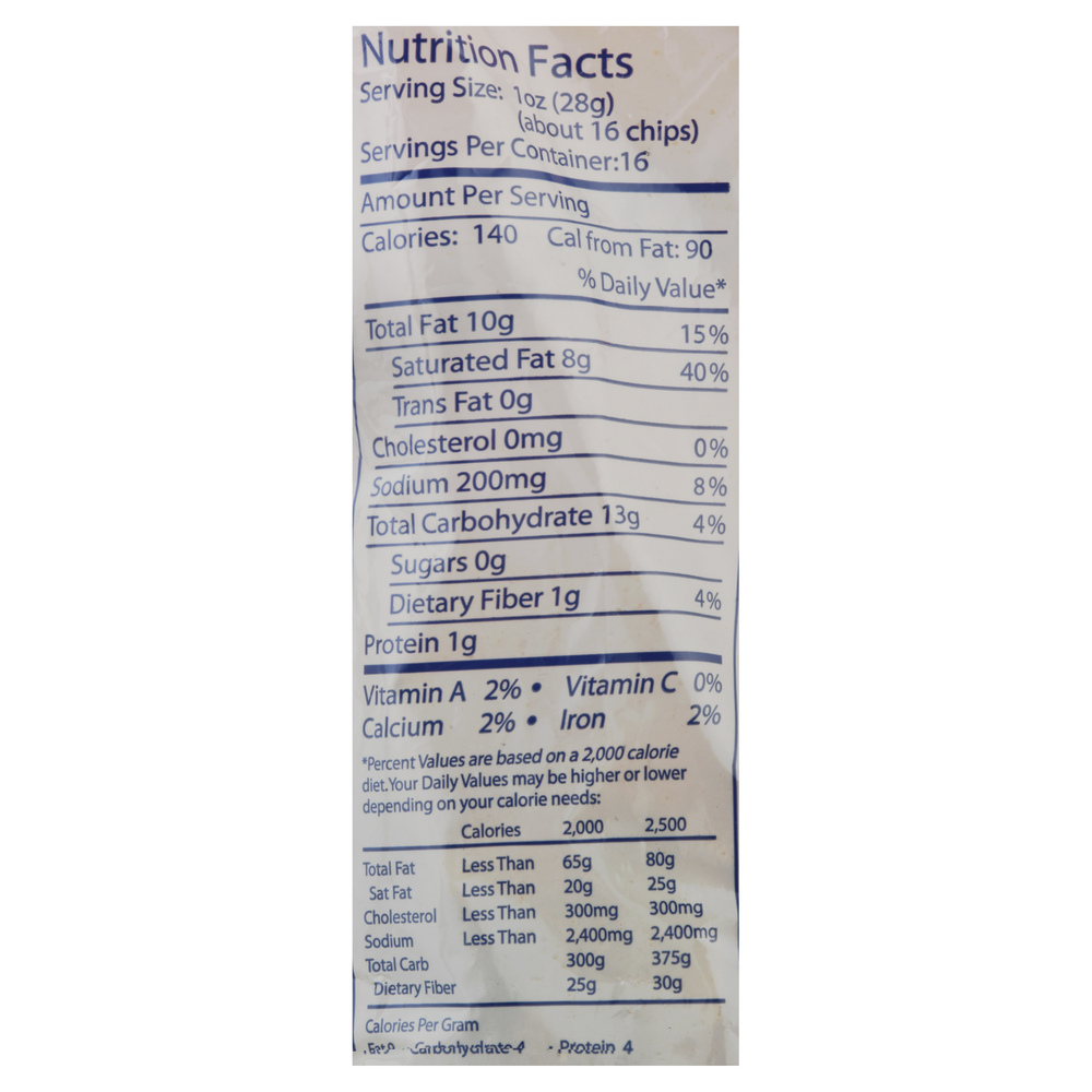 Taco Works Tortilla Chips, Original Seasoning-Nutrition-Facts