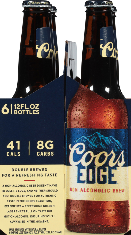 Coors Edge Beer, Non-Alcoholic Brew-Planogram-Left