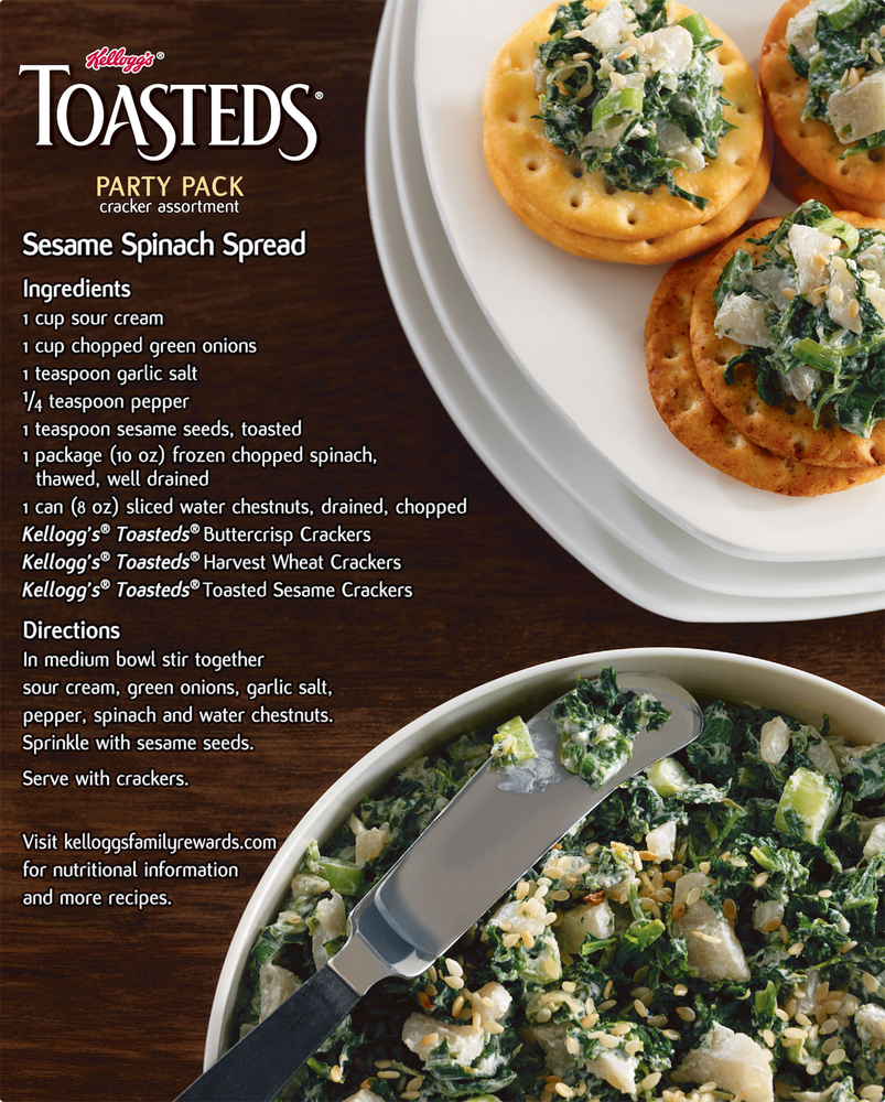 Toasteds Crackers, Assortment, Party Pack-Planogram-Back