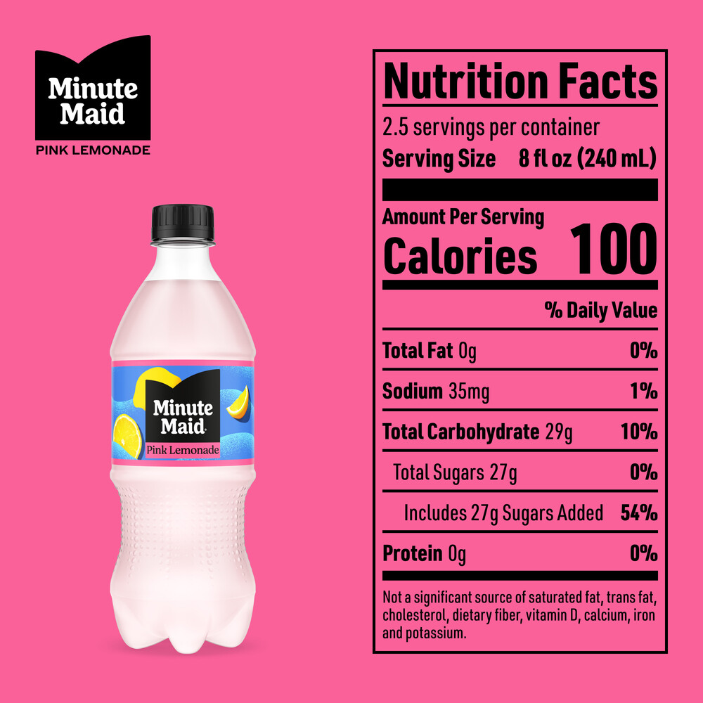 Pink Lemonade Minute Maid