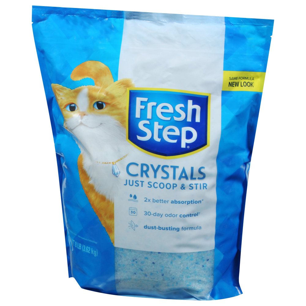 Fresh Step Cat Litter Crystals Front Right Elevated