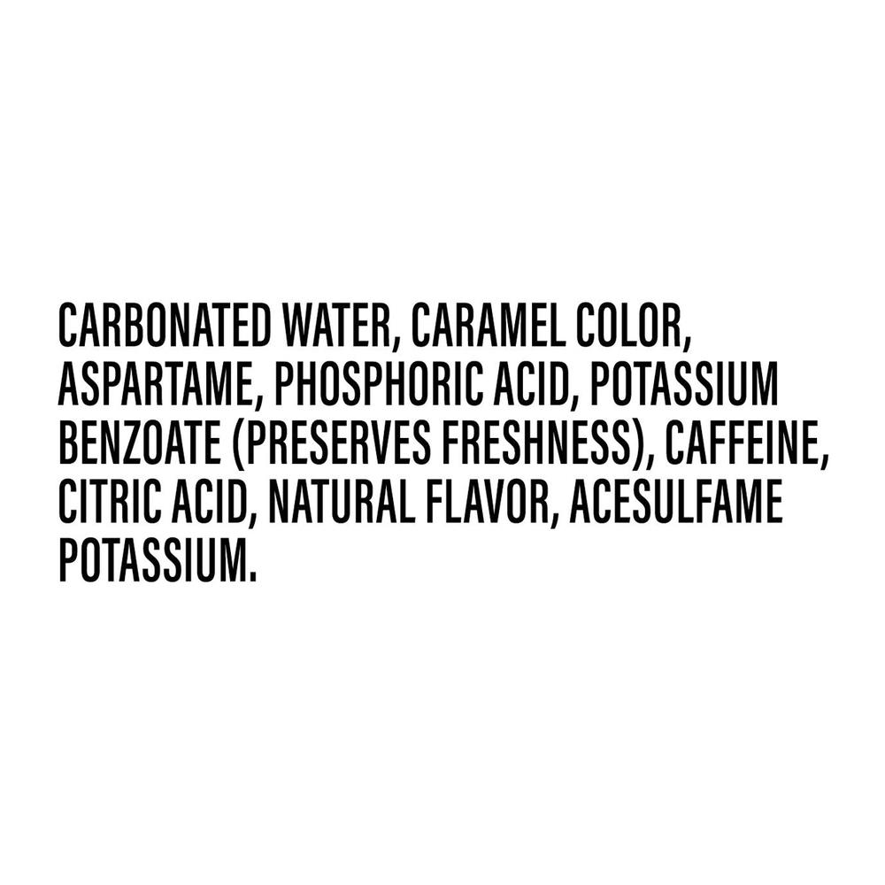 Pepsi Cola Diet Ingredients