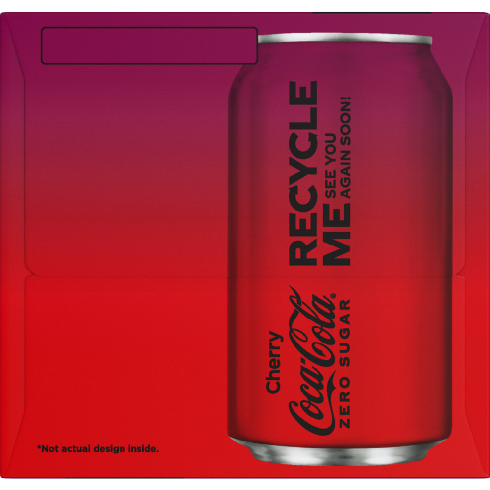 Coca-Cola Zero Sugar Cherry Diet Soda Soft Drink-Planogram-Right