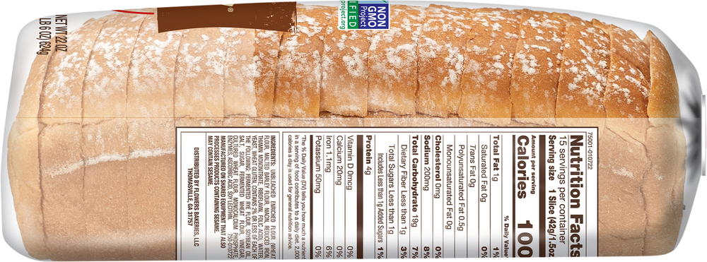 Nature's Own Perfectly Crafted Bread, Sourdough, Thick Sliced-Planogram ...