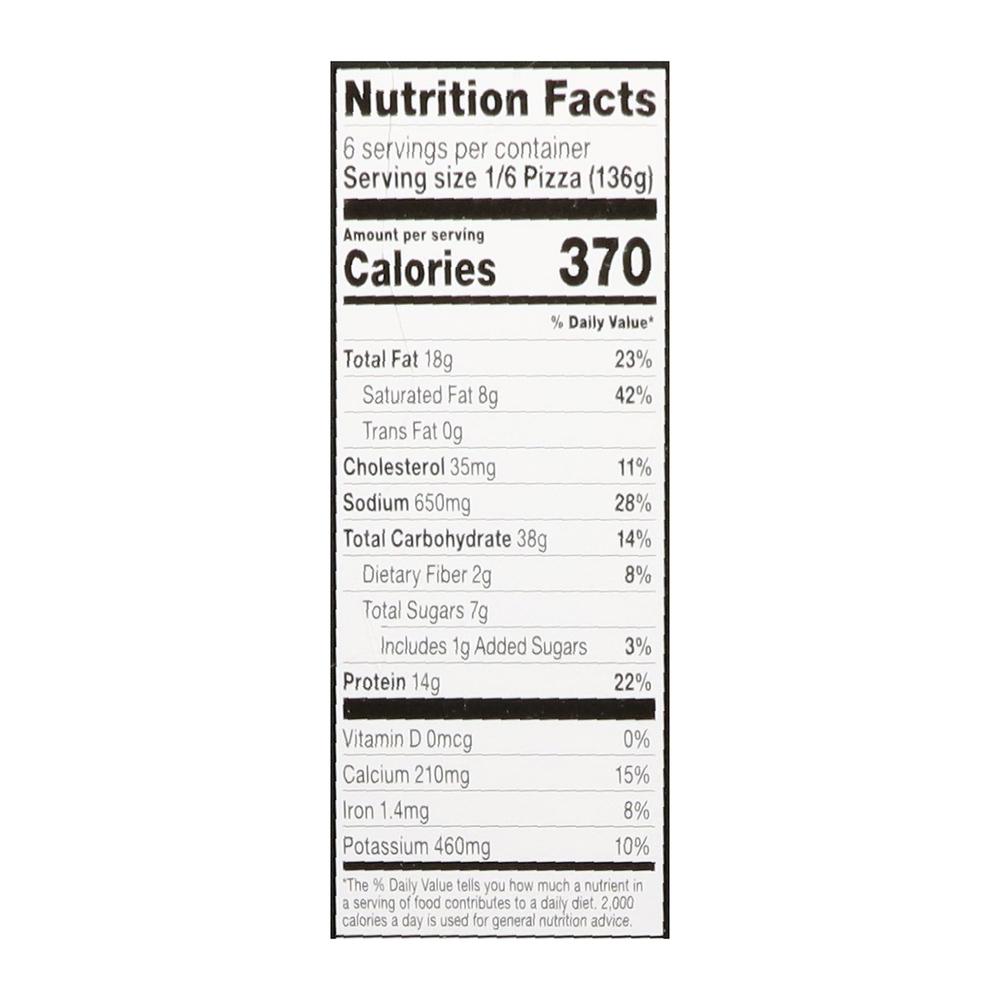 Red Baron Fully Loaded Pizza, Supreme-Nutrition-Facts