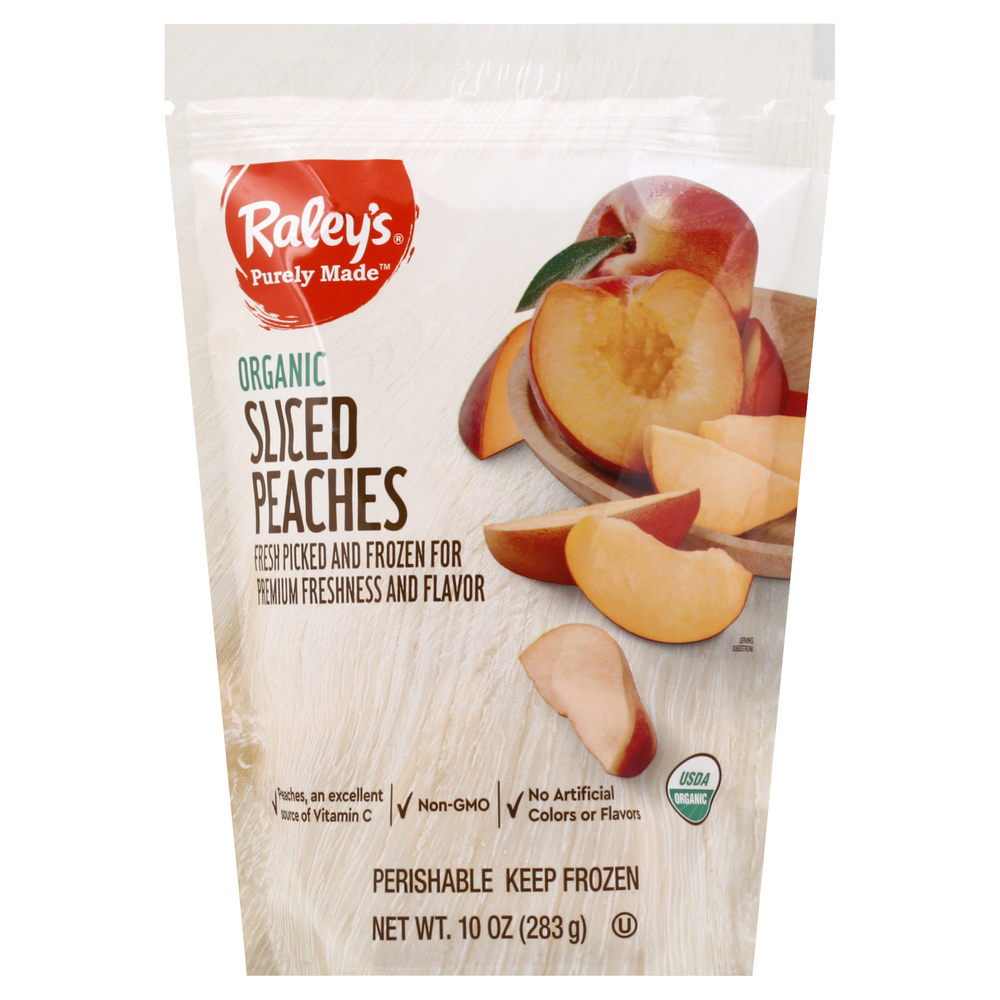 Raley's Purely Made Organic Sliced Peaches-Main