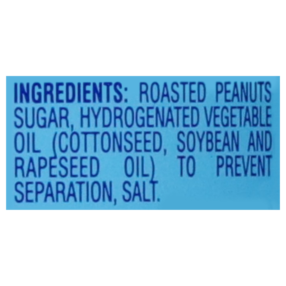 Skippy Creamy Peanut Butter-Ingredients