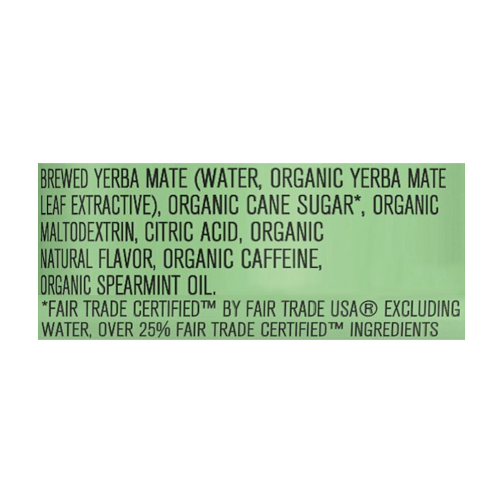Mate Drink Ingredients
