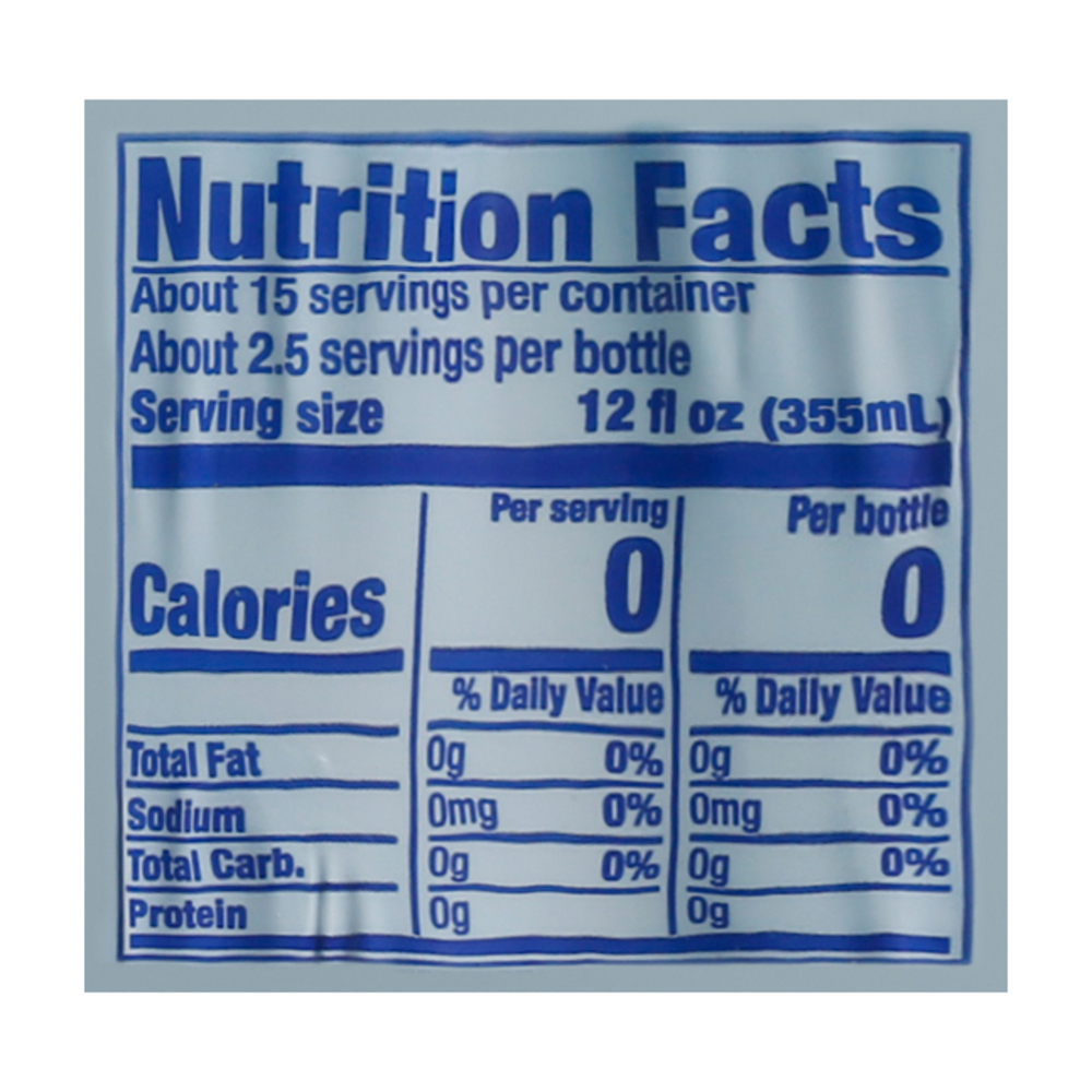 Core Hydration Water, Perfectly Balanced, 6 Pack-Nutrition-Facts