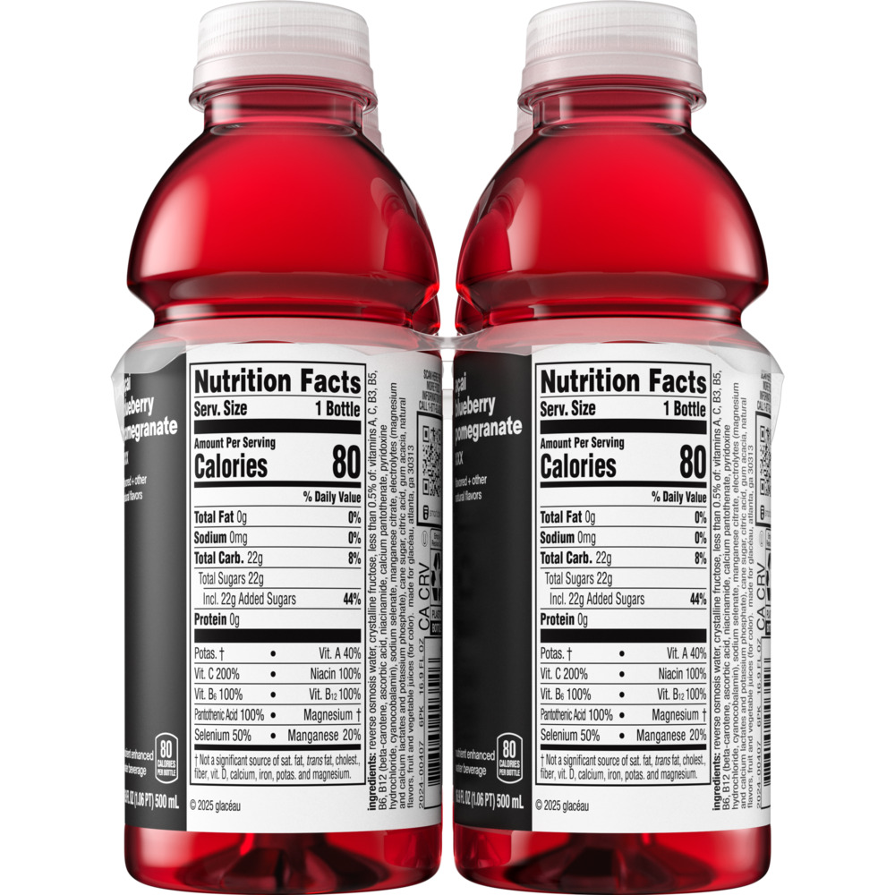 vitaminwater xxx, Açai-Blueberry-Pomegranate Bottles-Planogram-Right