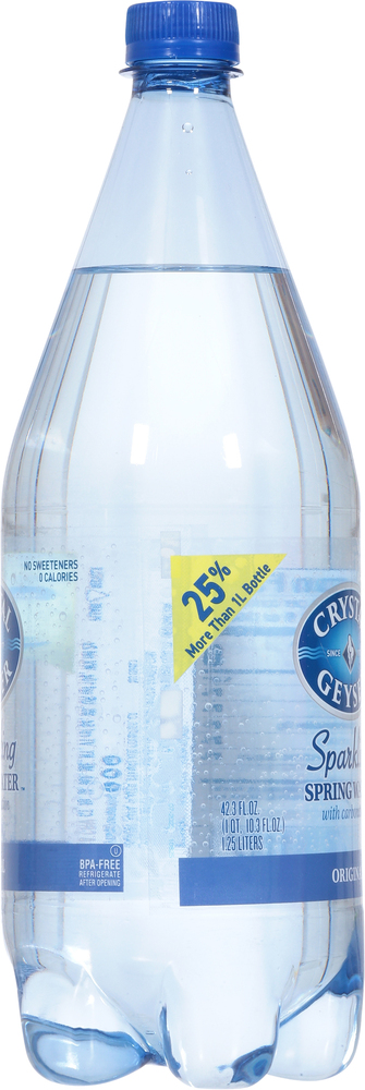 Crystal Geyser Sparkling Spring Water, Original-Planogram-Right